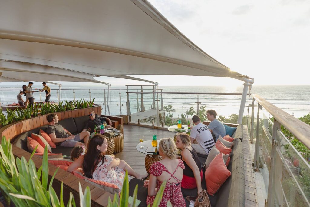 Rooftop Bar in Seminyak: Sipping with Sunset Views.